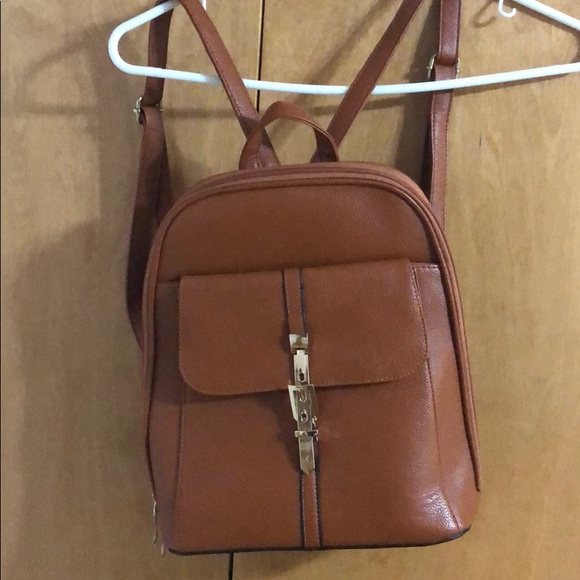 Bags | Vbiger Leather Backpack Shoulder Handbag | Poshmark